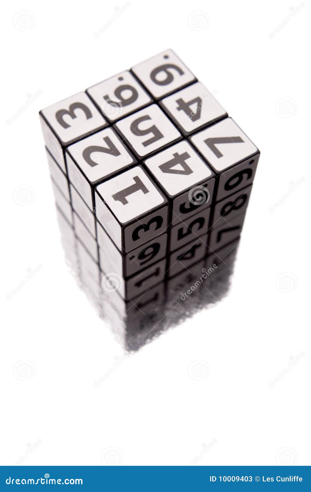 Numbers puzzle stock image. Image of addition, closeup - 10009403