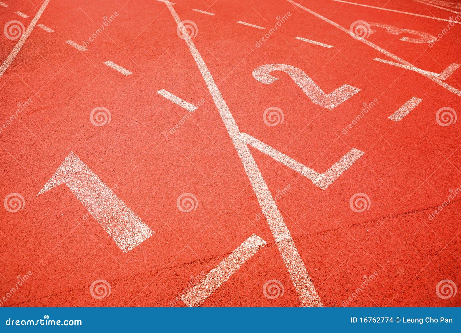Numbers on running track stock photo. Image of perspective - 16762774
