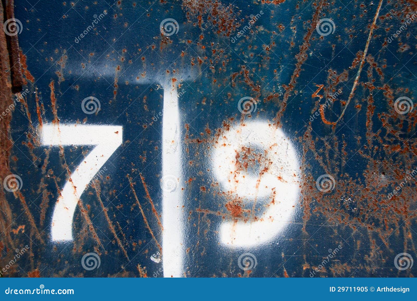 Seven and nine stock image. Image of item, sign, shabby - 29711905