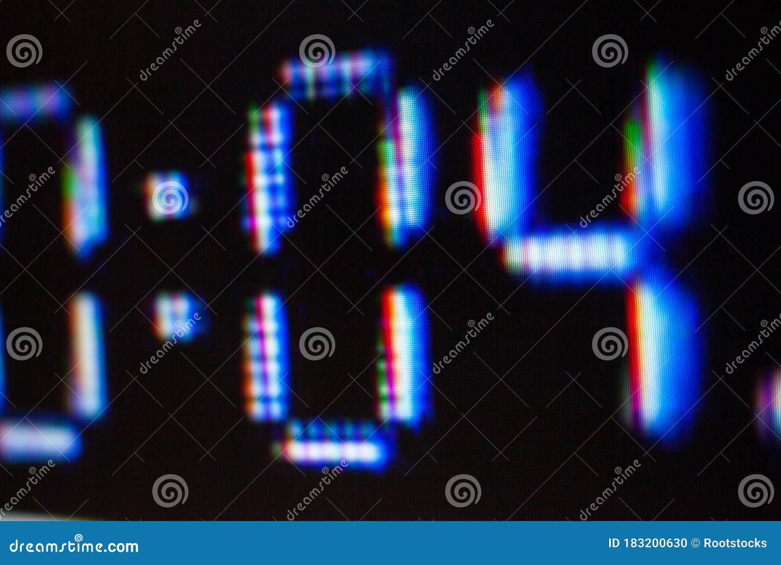 Numbers on the screen stock photo. Image of pixel, electronic - 183200630