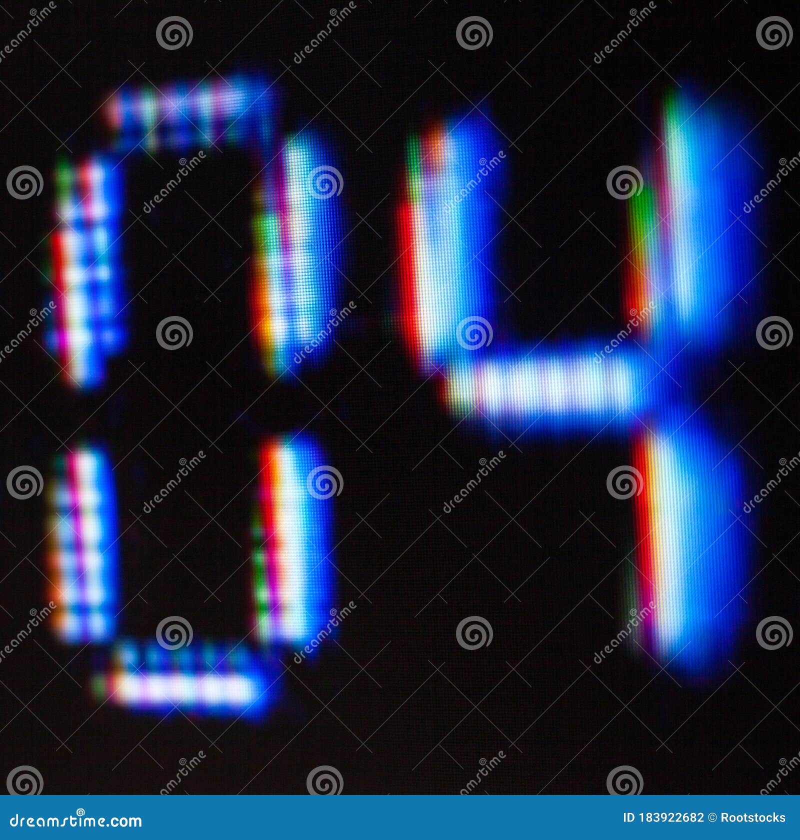Numbers on the screen stock photo. Image of distortion - 183922682