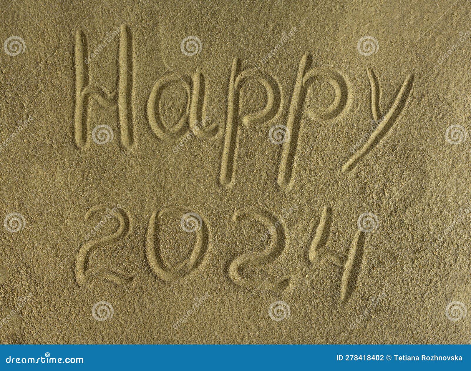 Numbers 2024 on the Sea Sand. Stock Photo - Image of symbol, word ...