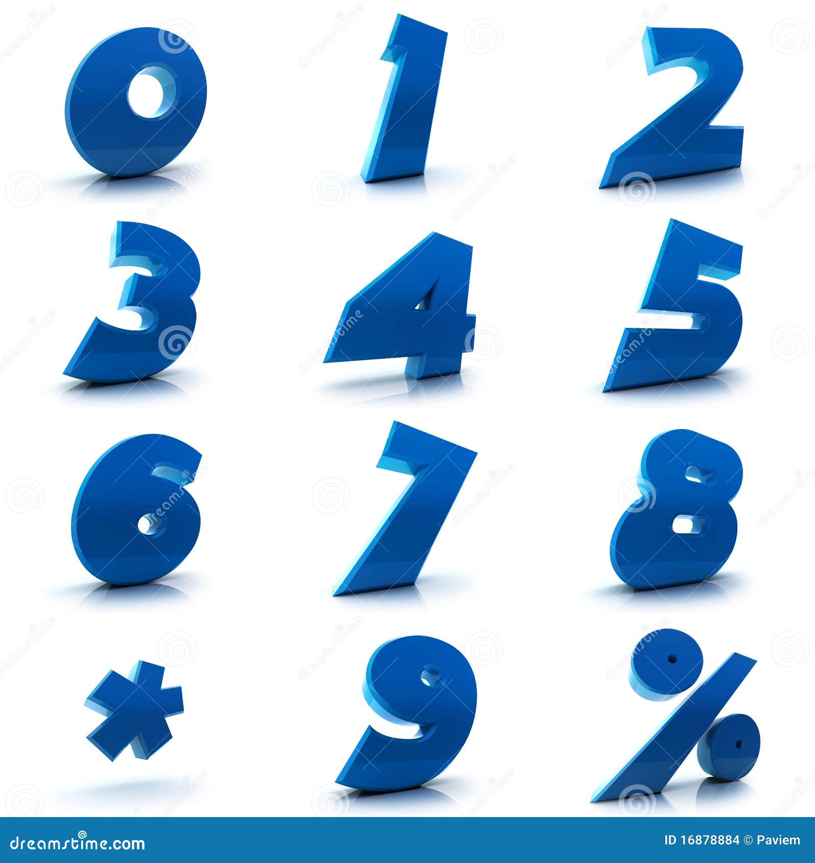 Numbers set stock illustration. Illustration of numbers - 16878884