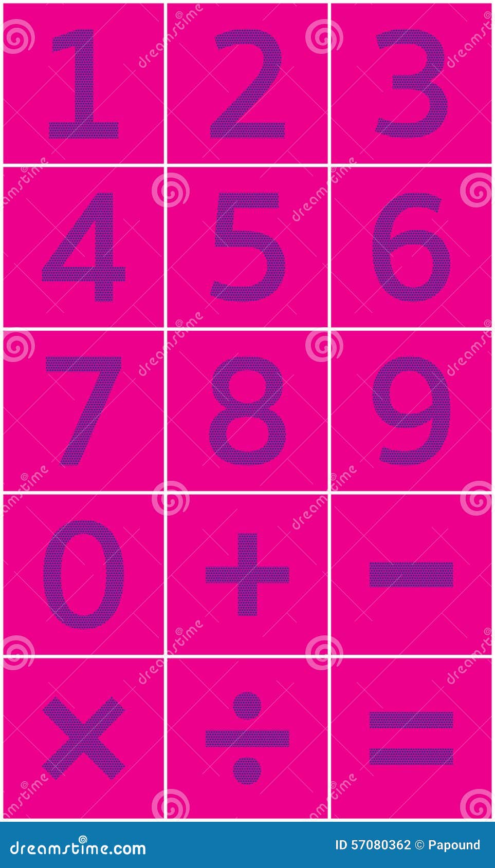 Numbers Set and Mathematical Signs of Addition, Subtraction ... Numbers Set and Mathematical Signs of Addition, Subtraction ...