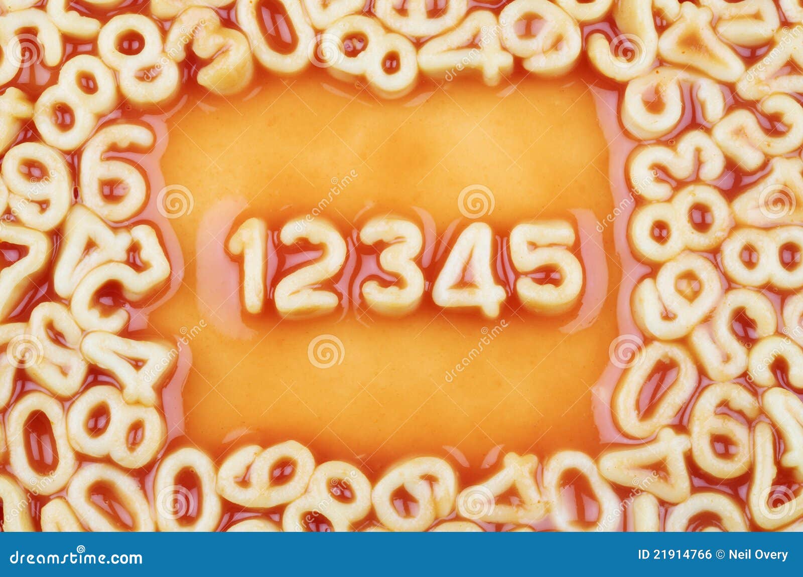 Numbers In Spaghetti Pasta Sauce Stock Photo - Image: 21914766 Numbers In Spaghetti Pasta Sauce Stock Photo - Image: 21914766