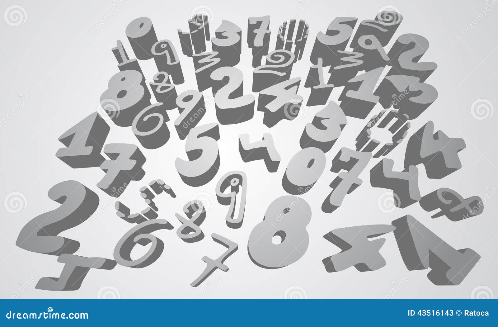 Numbers symbol stock illustration. Illustration of creative - 43516143