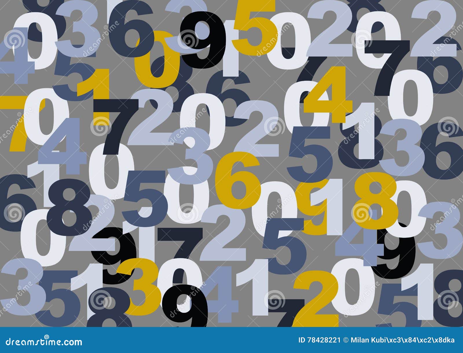 Numbers texture stock illustration. Illustration of alphabet - 78428221