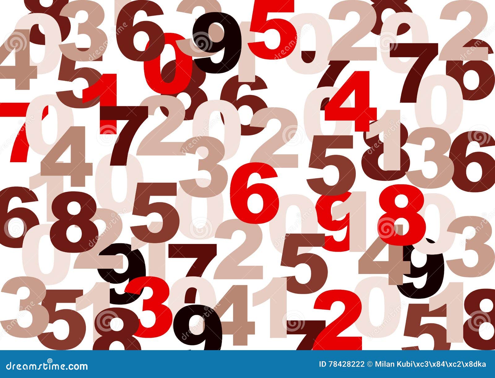 Numbers texture stock illustration. Illustration of plastic - 78428222