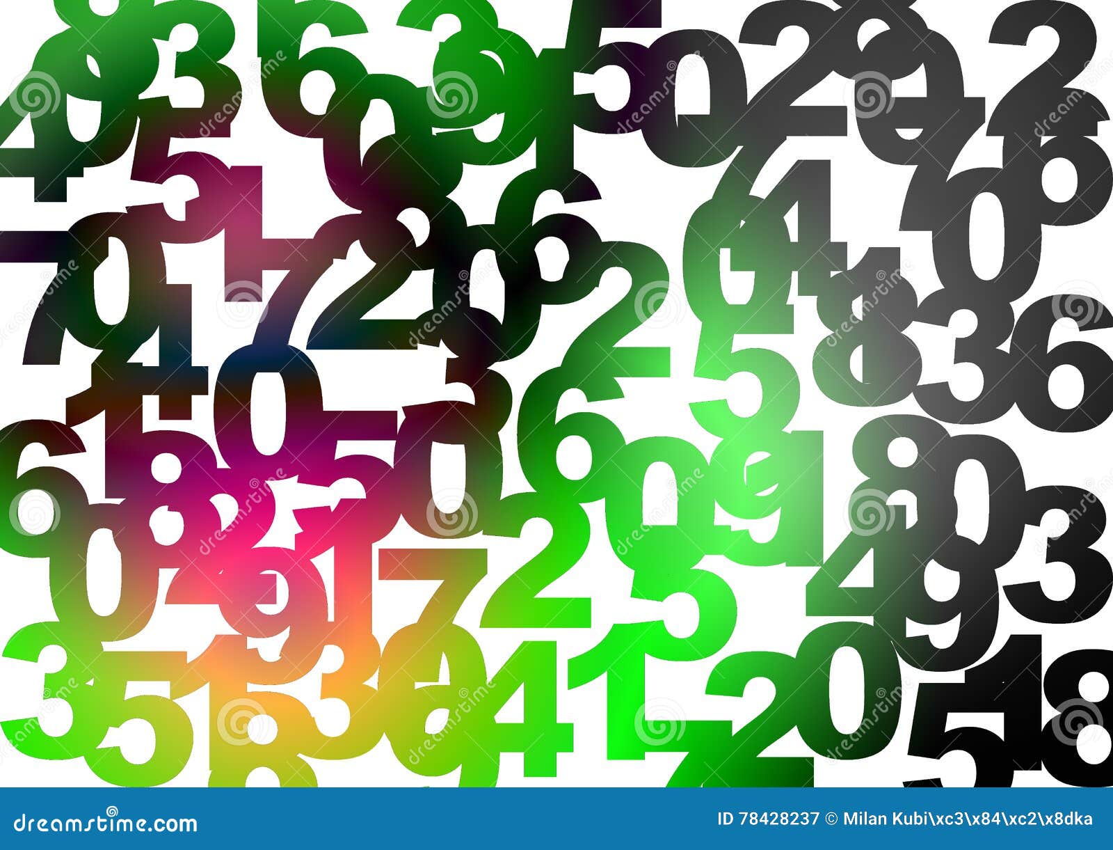 Numbers texture stock illustration. Illustration of digit - 78428237