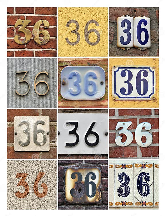 Numbers Thirty-six stock image. Image of factorial, font - 26543643