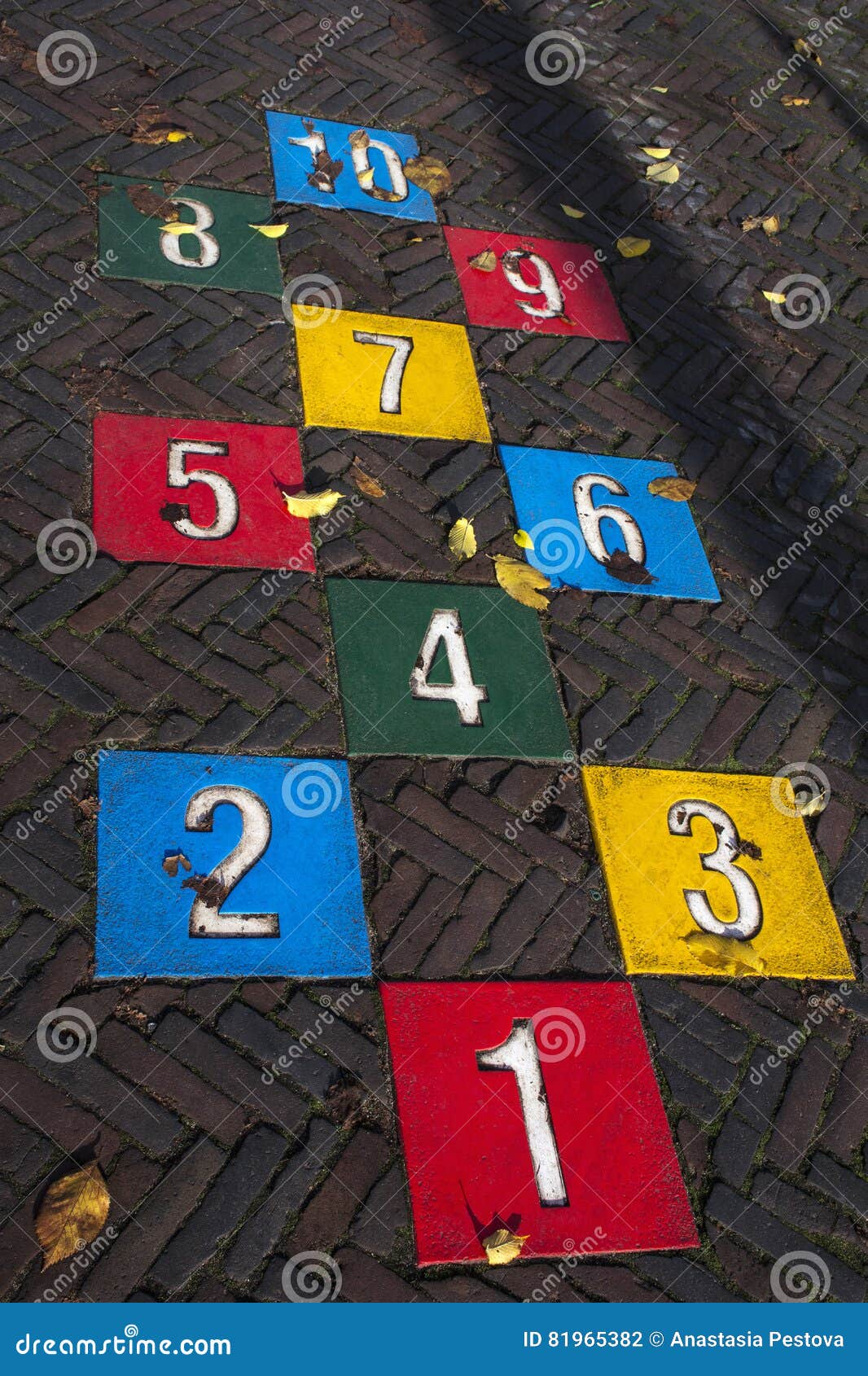 Numbers from 1 to 10 stock photo. Image of street, sunlight - 81965382