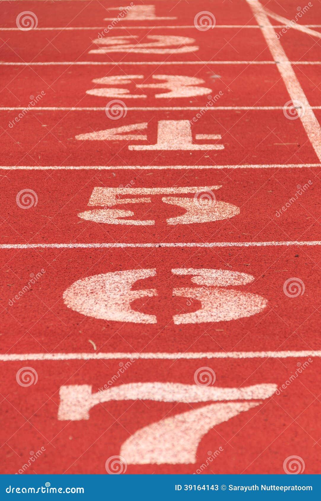 Numbers on the track stock image. Image of competitive - 39164143