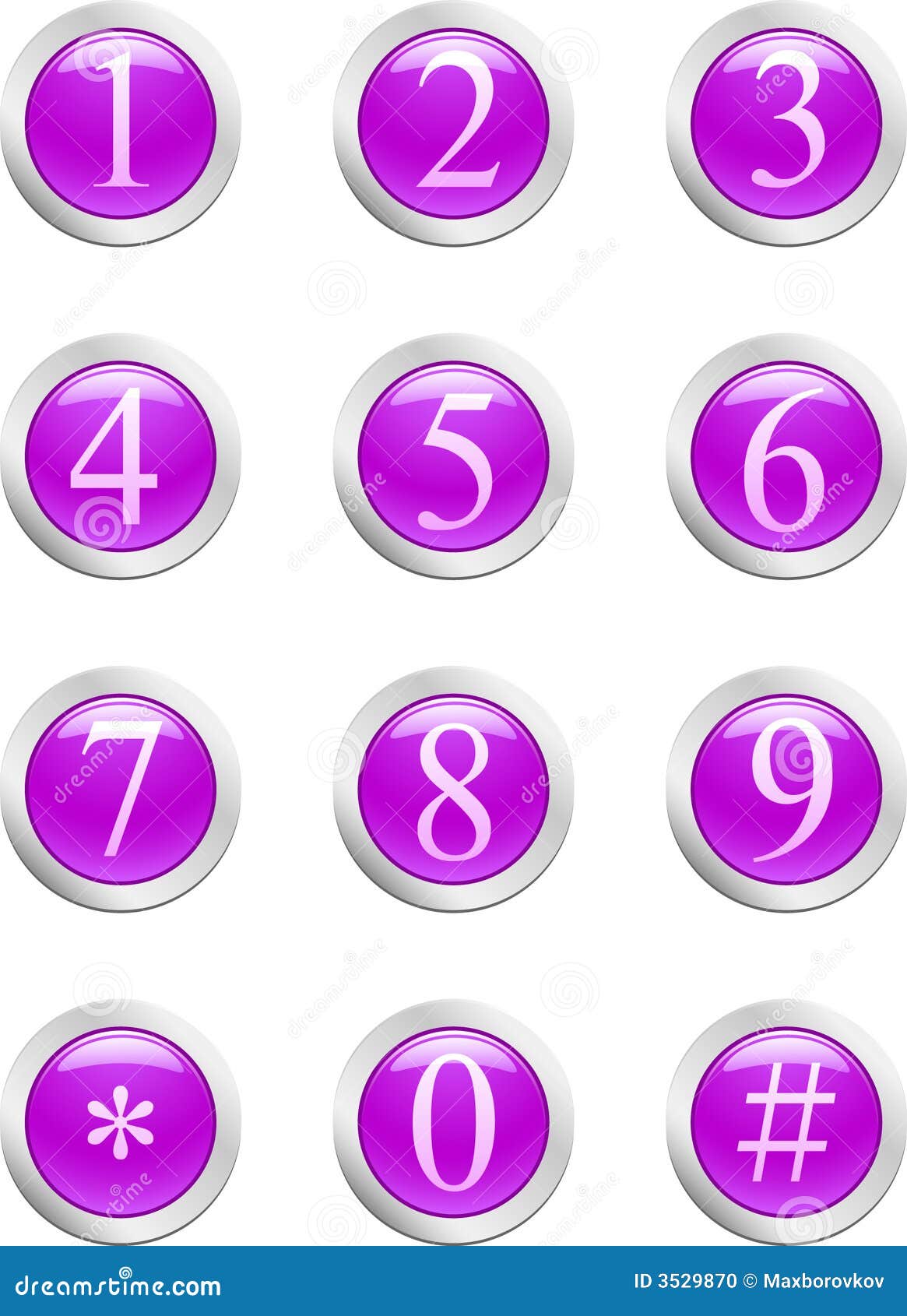 Numbers. [Vector] stock vector. Illustration of multimedia - 3529870