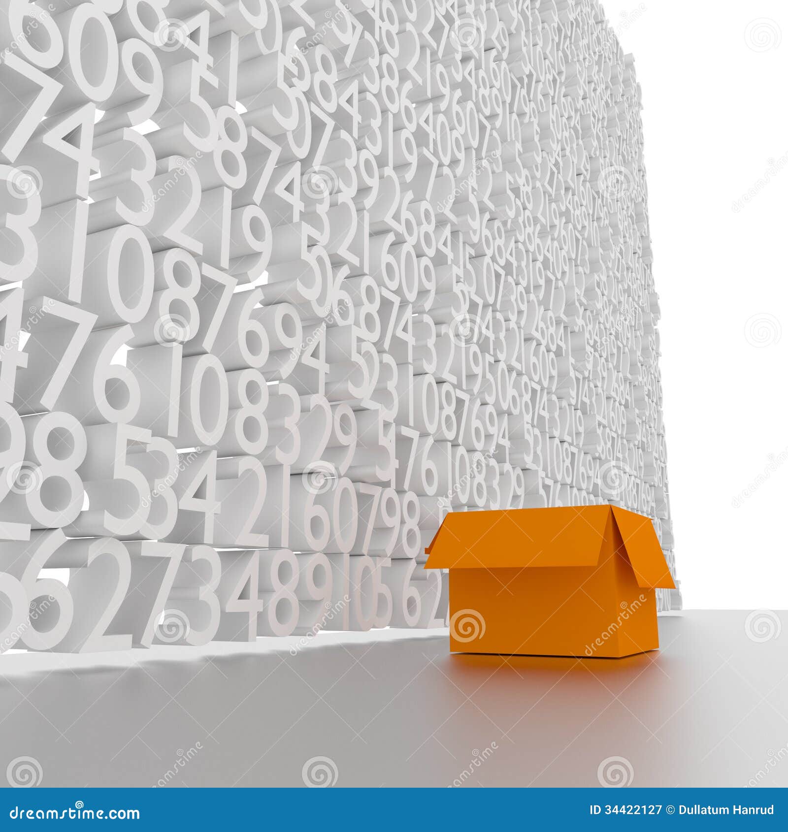 Numbers wall. stock illustration. Illustration of media - 34422127