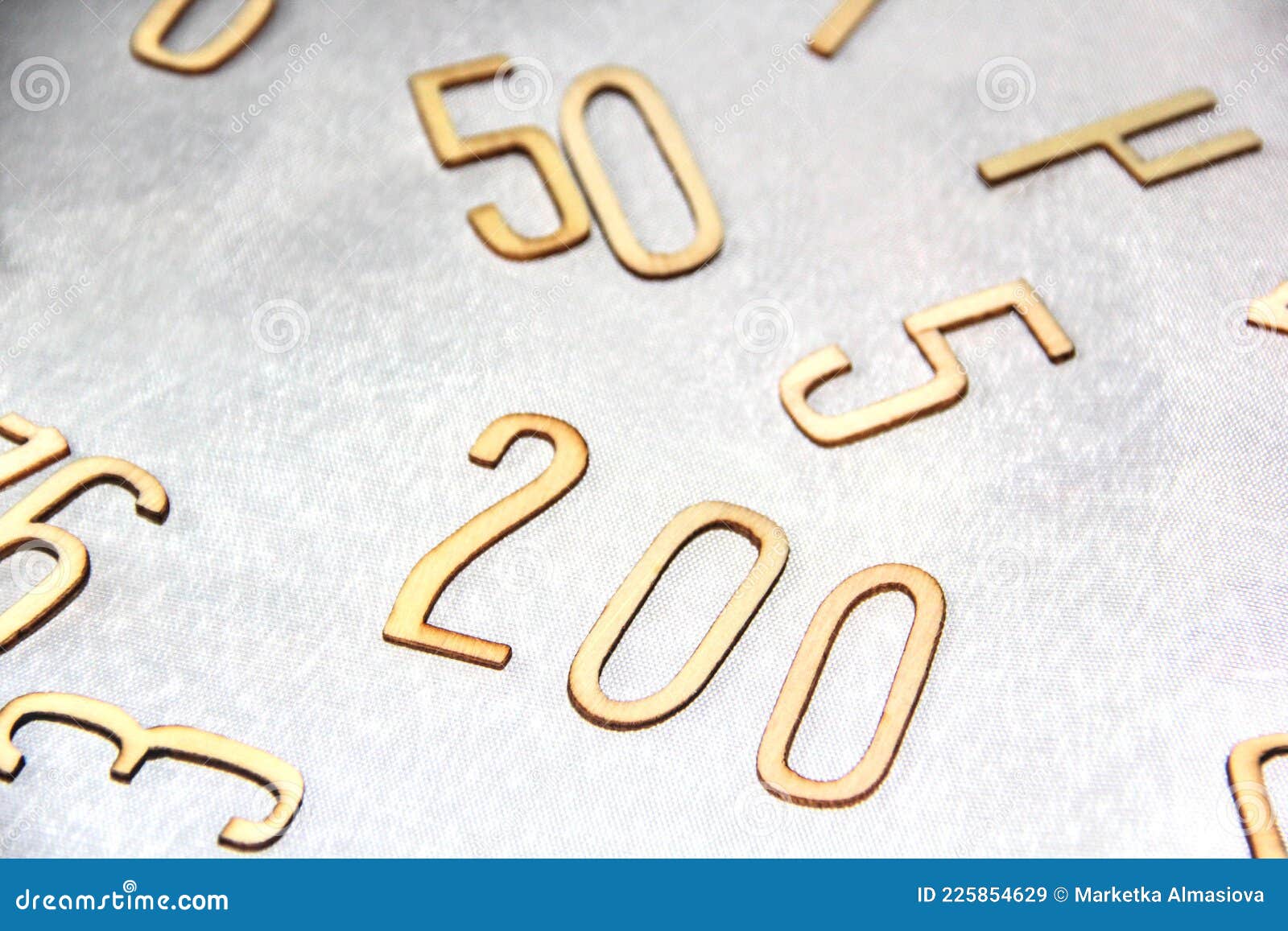Numbers on white backround stock image. Image of backr - 225854629