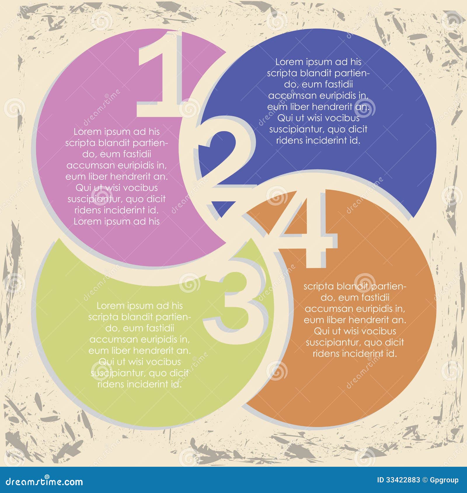 Numera infographic ilustración del vector. Ilustración de estallido ...