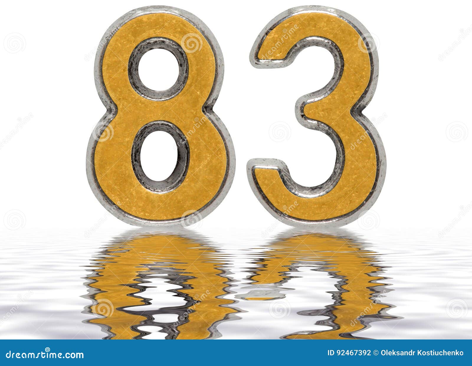 Eighty-three College Number 83 Stock Photo | CartoonDealer.com #107152524