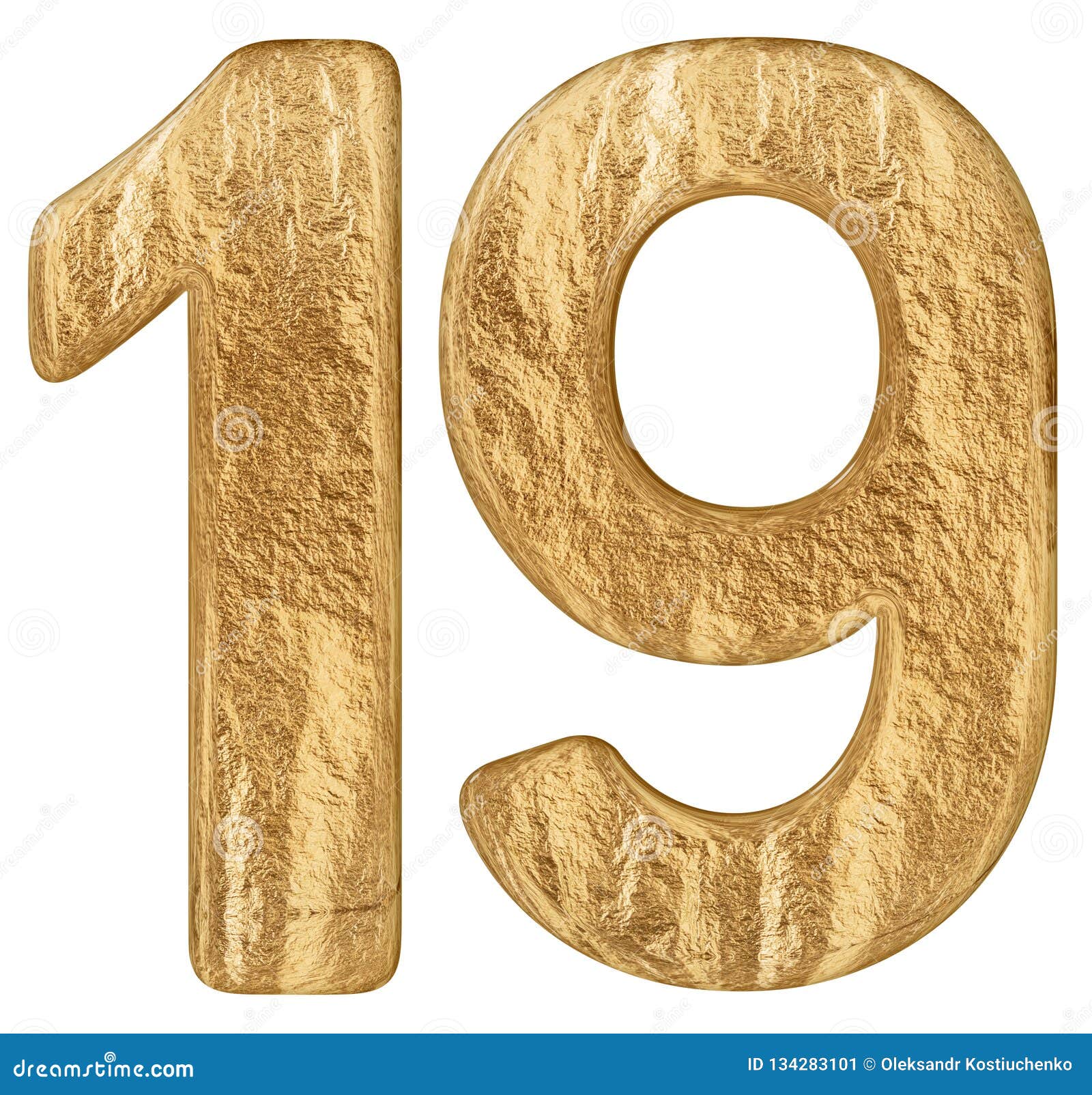 Nineteen Numeral Icon Vector Illustranion | CartoonDealer.com #121382822
