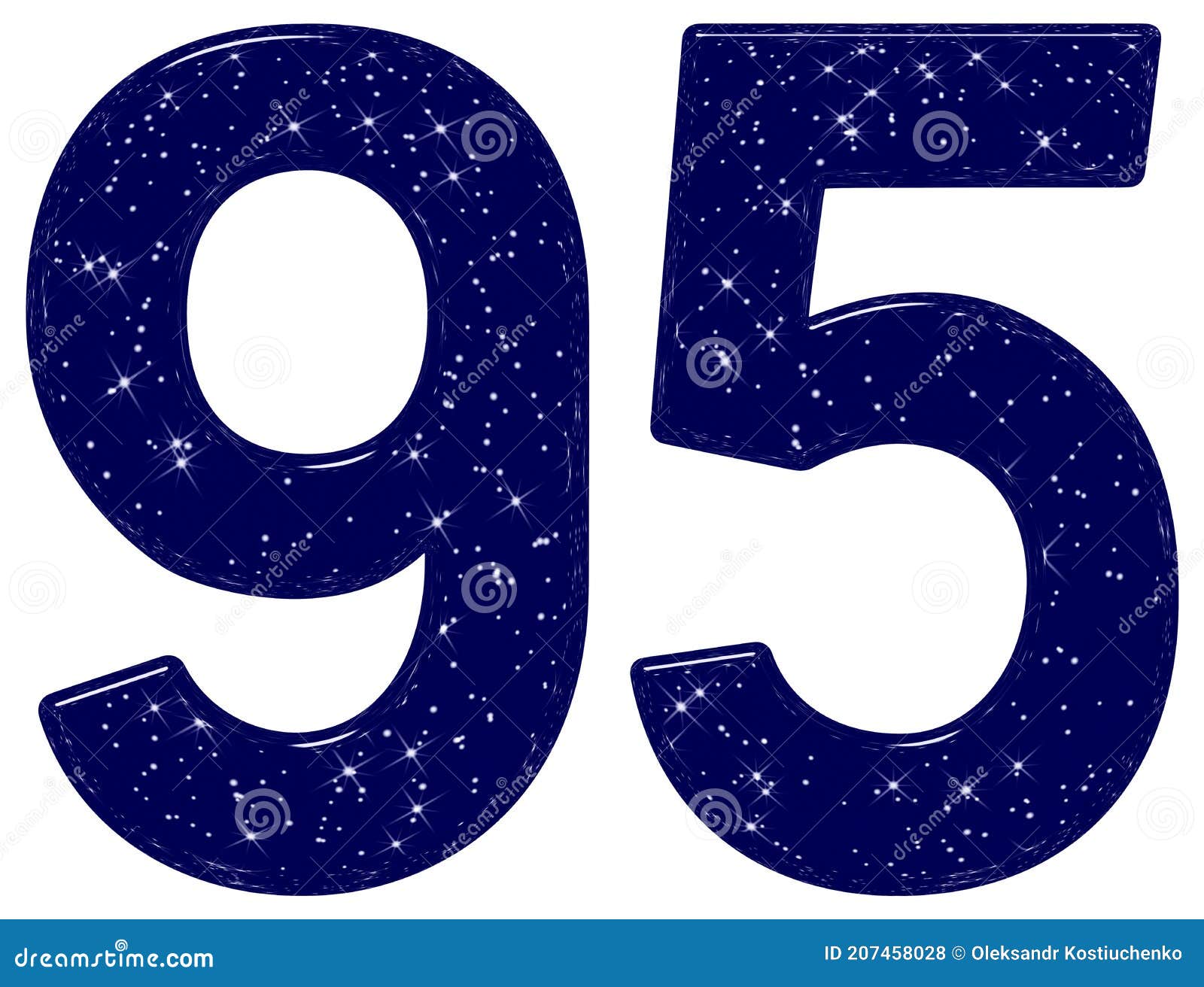 Ninety Five Loved Ized For Universal Use Stock Photo | CartoonDealer ...