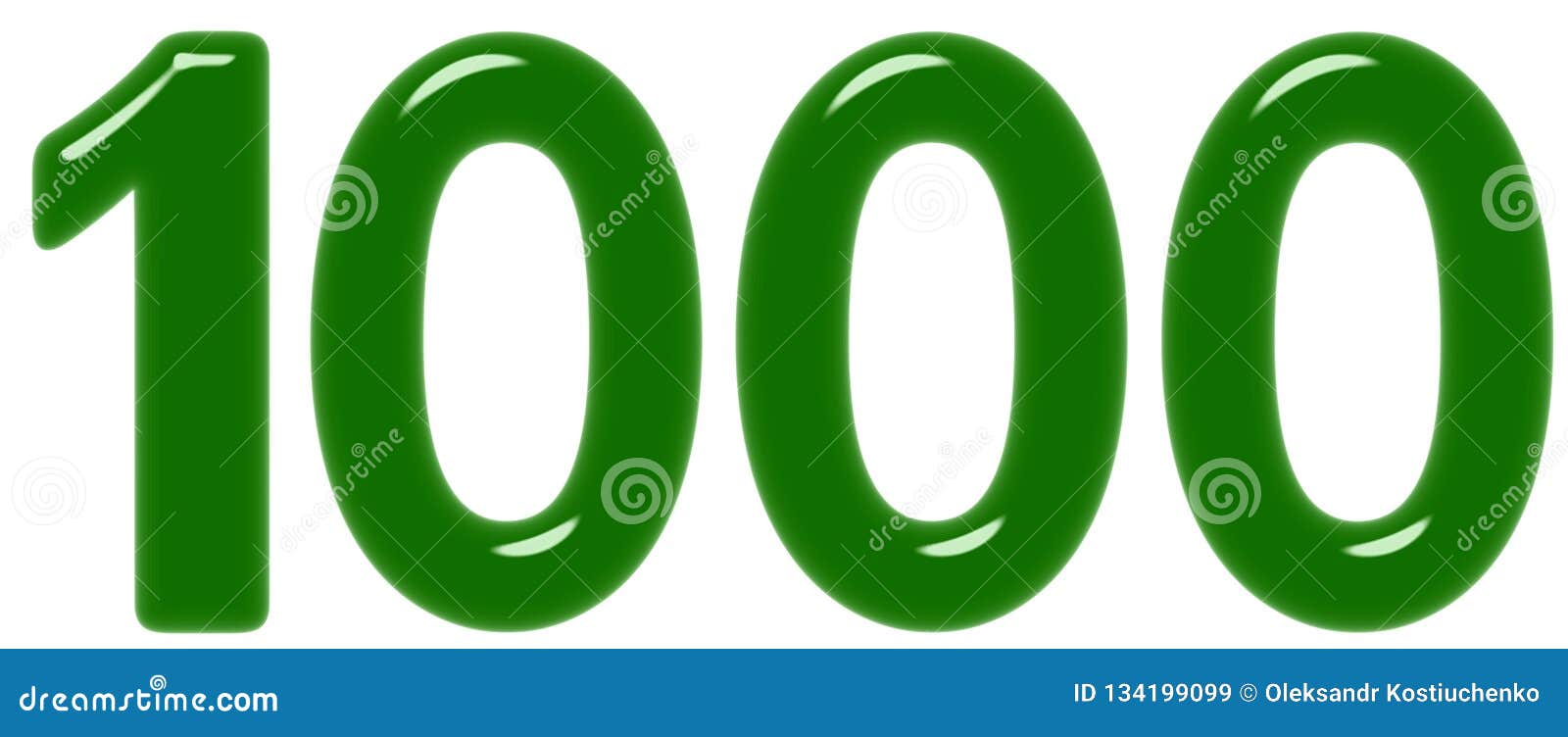 Numeral 1000, One Thousand, Isolated on White Background, 3d Render ... Numeral 1000, One Thousand, Isolated on White Background, 3d Render ...