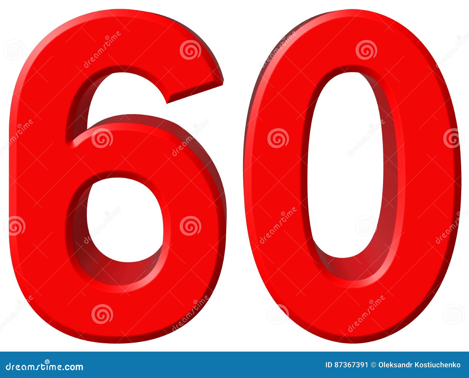 Numeral 60, Sixty, Sixty, Isolated On White Background, 3d Royalty-Free ... Numeral 60, Sixty, Sixty, Isolated On White Background, 3d Royalty-Free ...