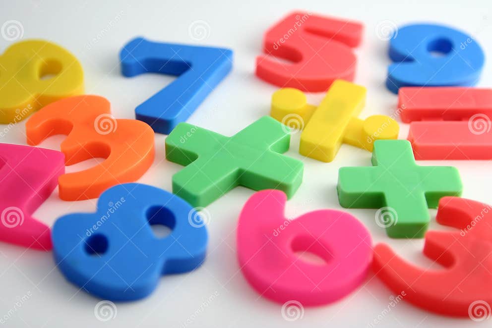 Numerals stock image. Image of colorful, math, alphabets - 390861