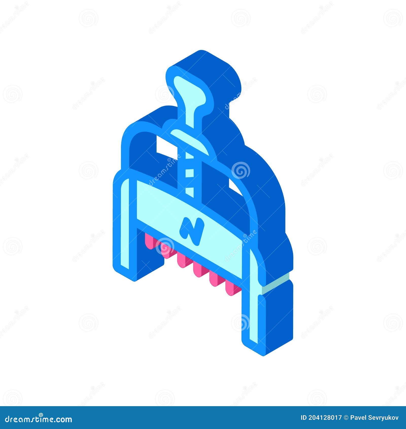 Numerator Shop Tool Isometric Icon Vector Illustration Stock Vector ...