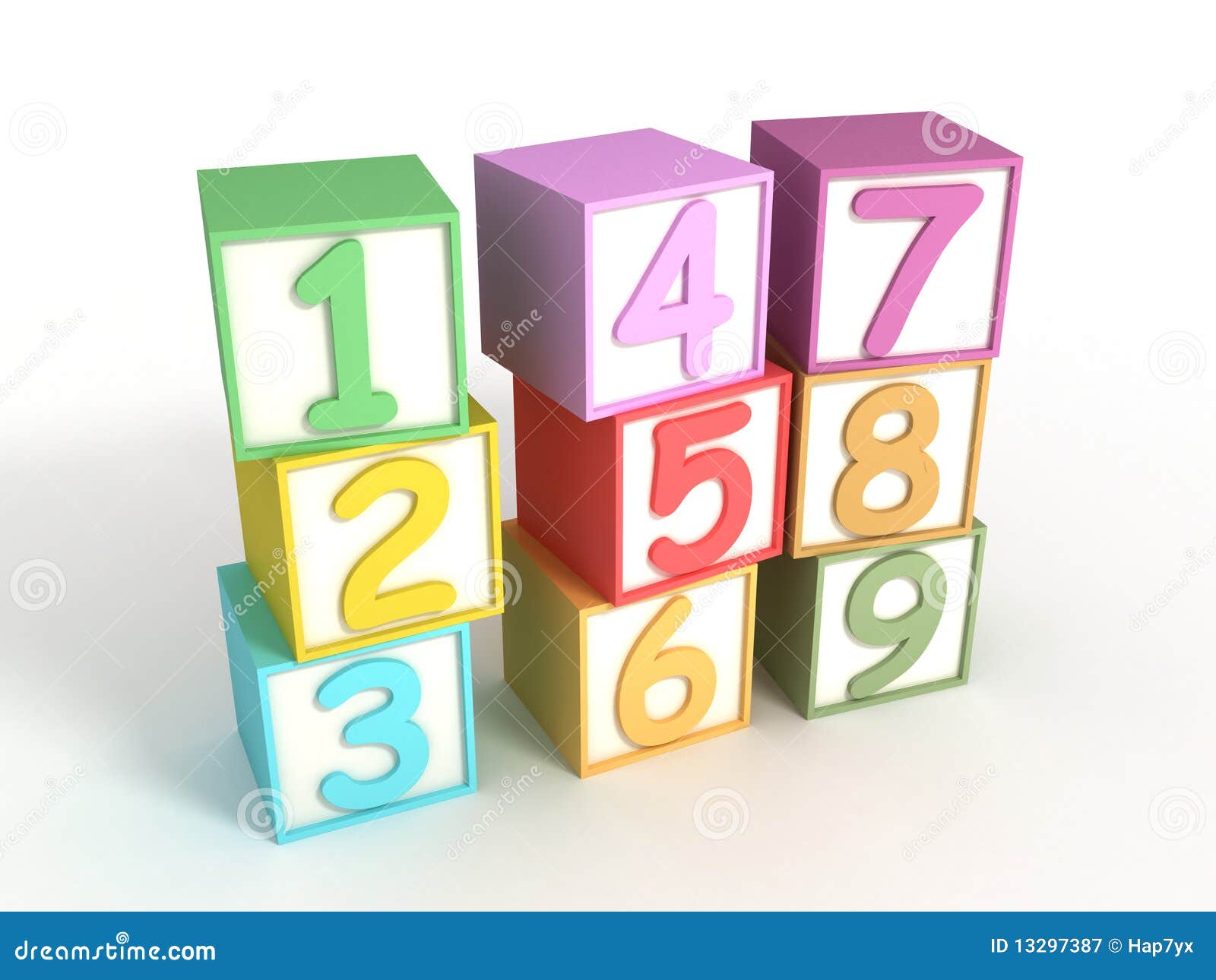 Baby Blocks With Teddy Bear Vector Illustration | CartoonDealer.com ...