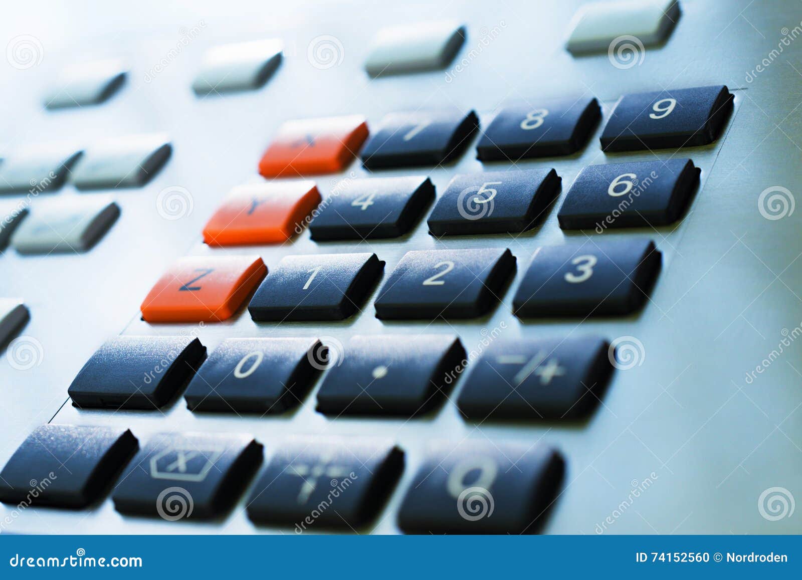 Numeric keypad CNC machine stock photo. Image of control - 74152560