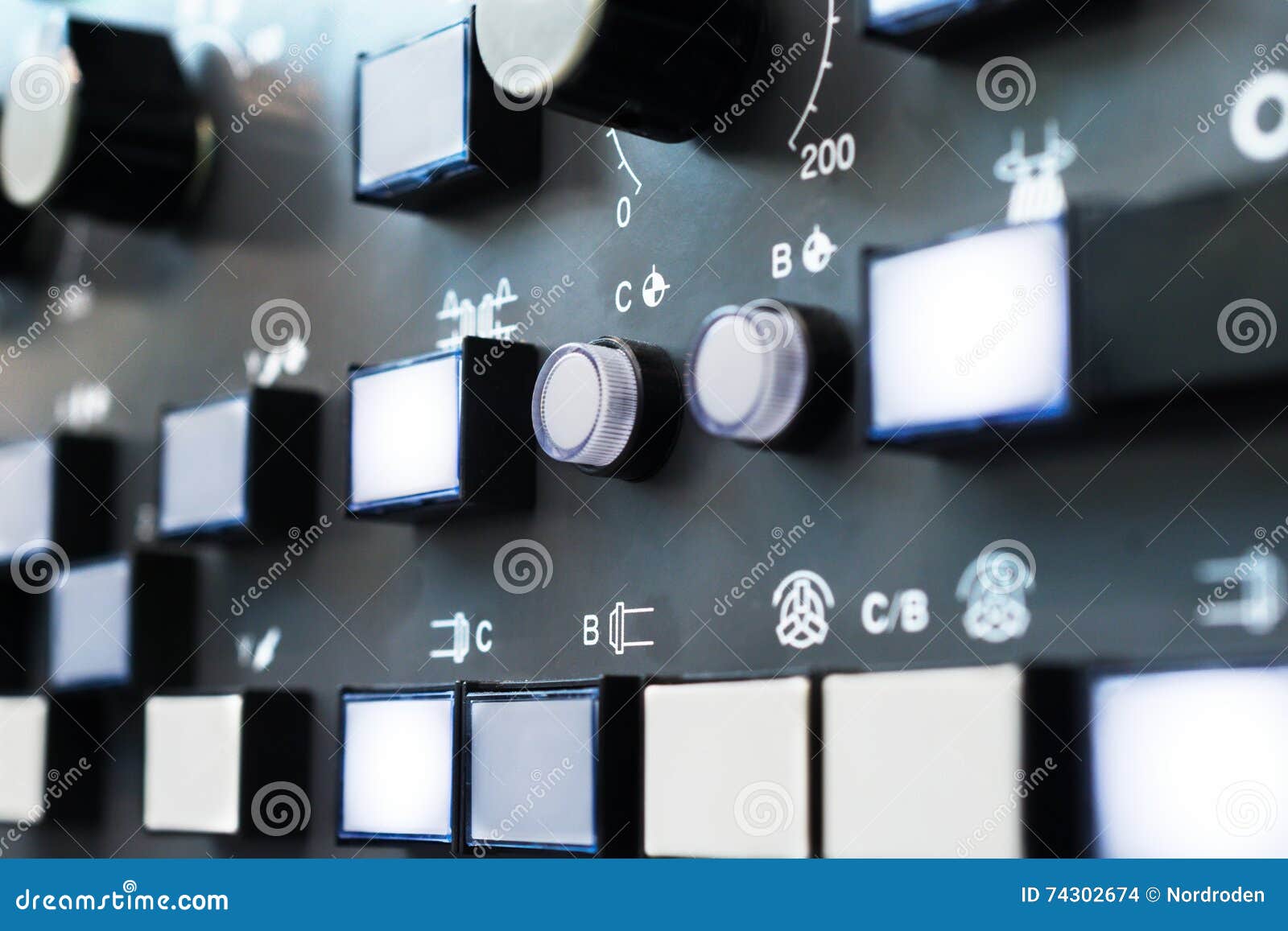 Numeric keypad CNC machine stock photo. Image of number - 74302674