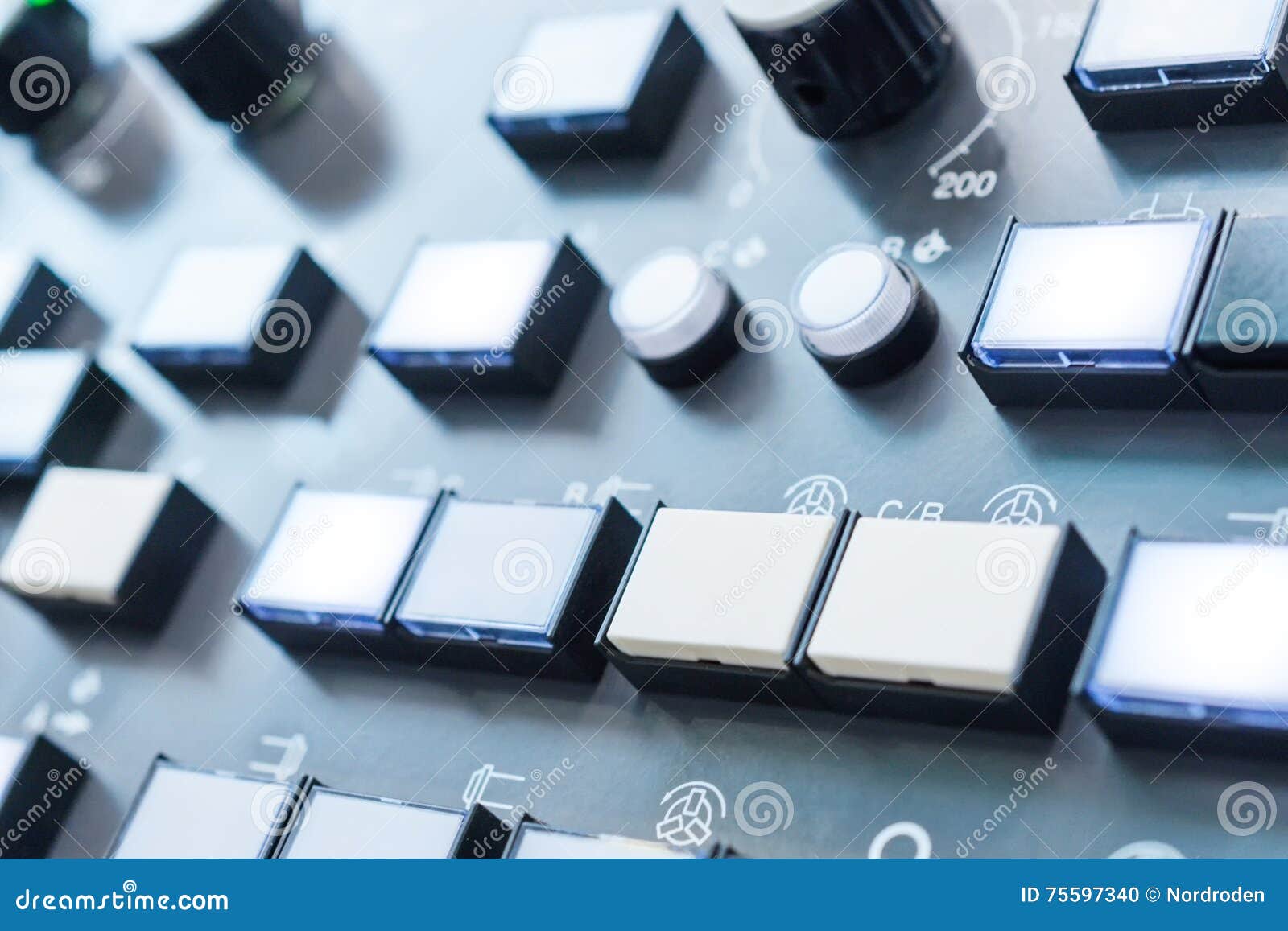 Numeric keypad CNC machine stock photo. Image of lathe - 75597340
