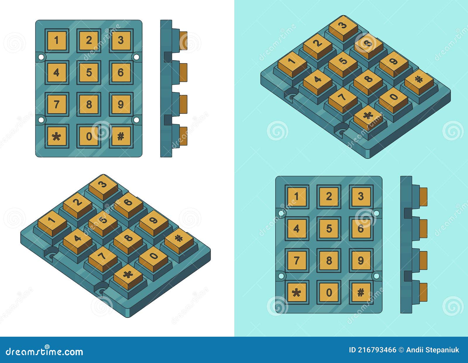 RAM Module Drawings Cartoon Vector | CartoonDealer.com #249032951