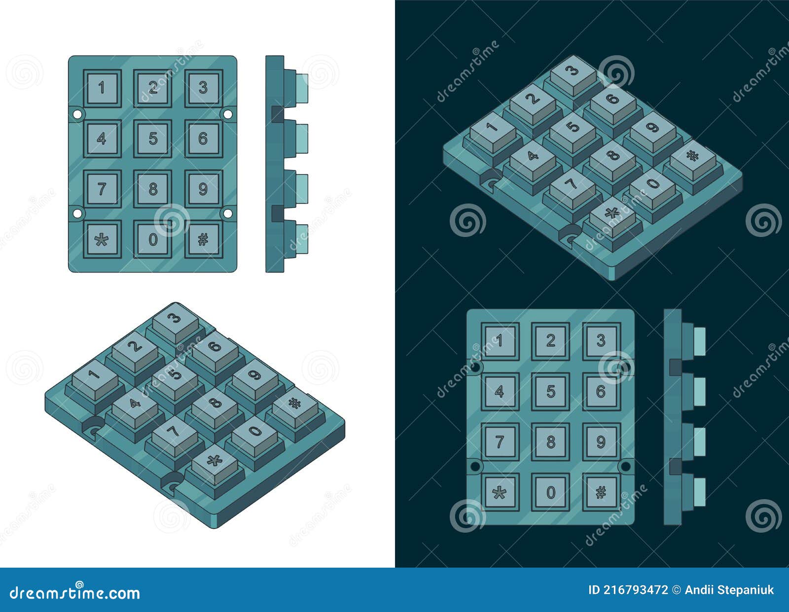 RAM Module Drawings Cartoon Vector | CartoonDealer.com #249032951