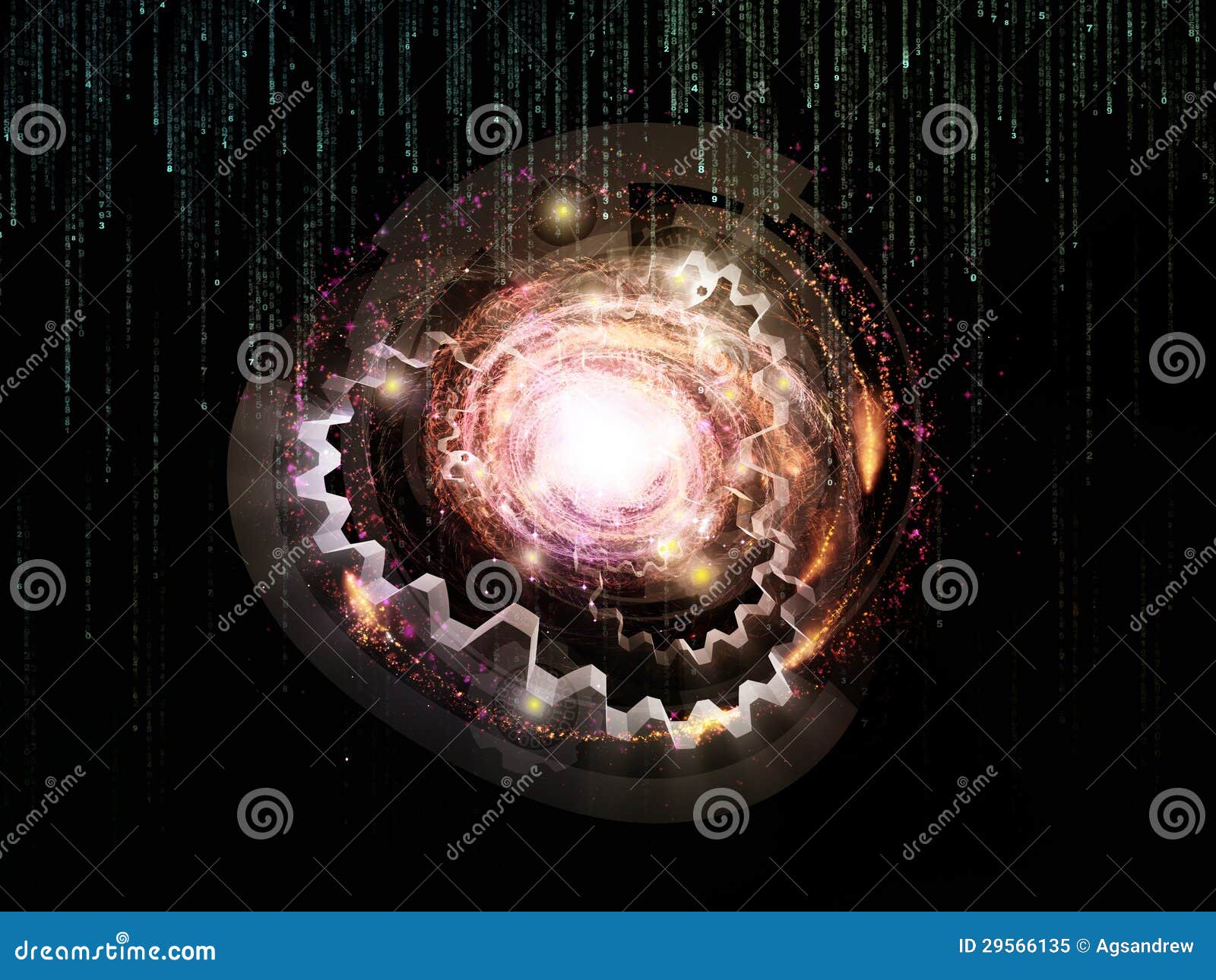 Numeric Technology stock illustration. Illustration of calculation ...