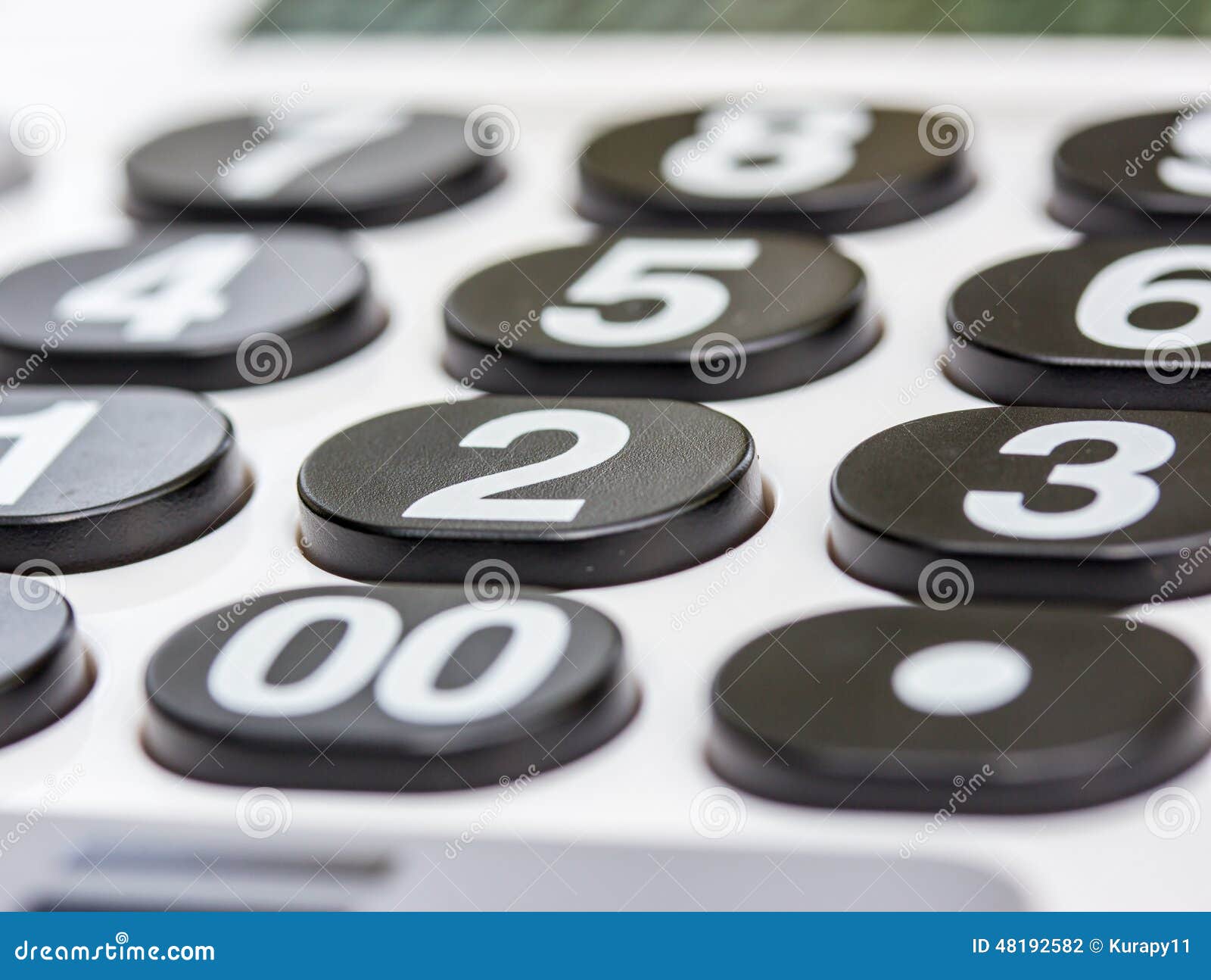 Numeric White Keypad Stock Photo | CartoonDealer.com #48192582