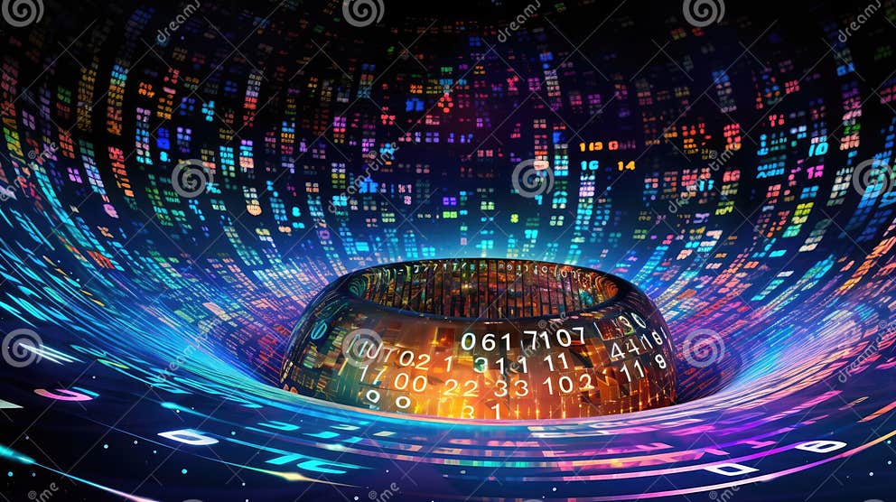 Numerical Codes and Colorful Patterns Flow in a Neural Network Under ...