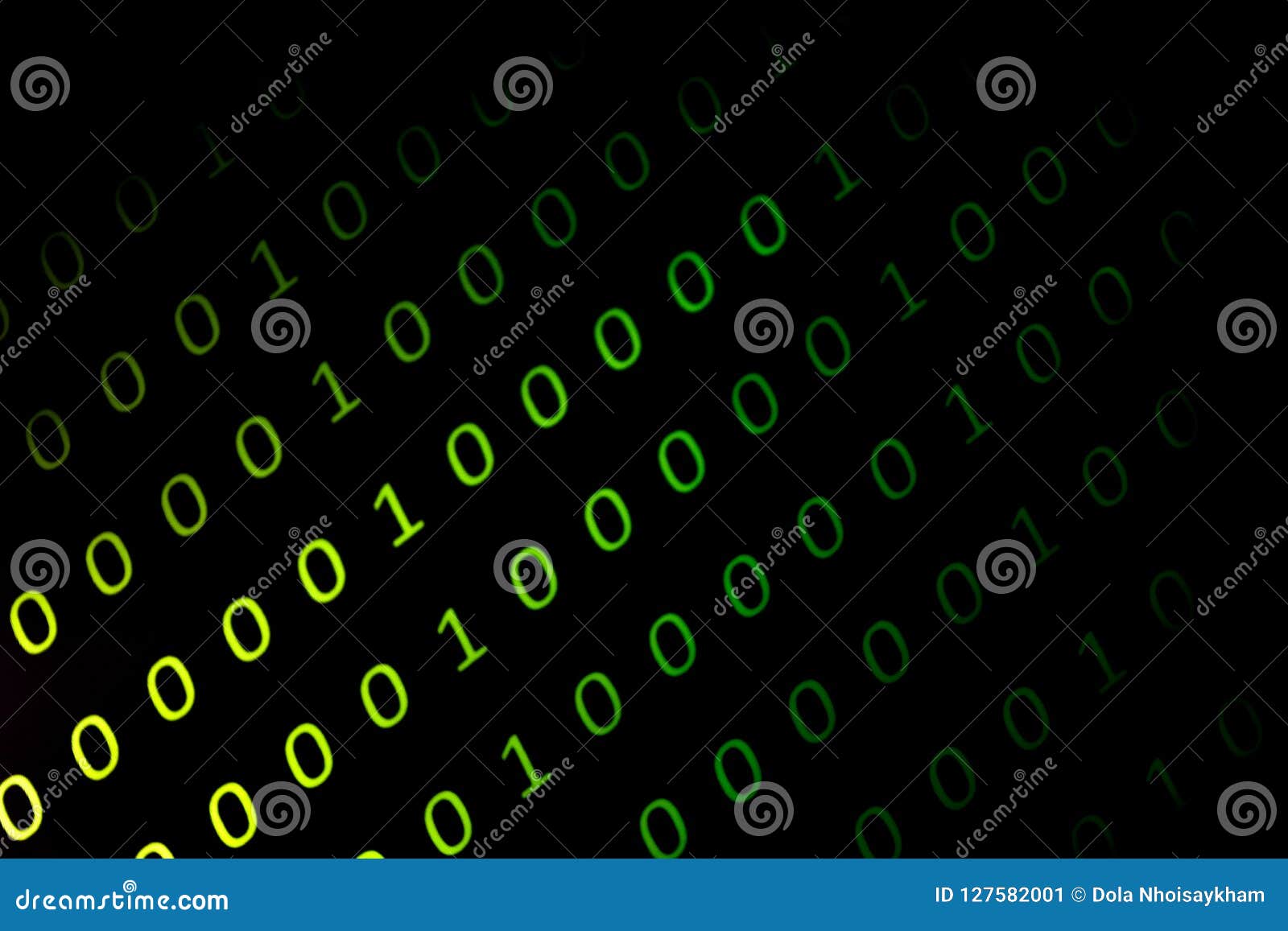 Numerical Continuous, Abctract Data in Binary Code, Give Technology ...