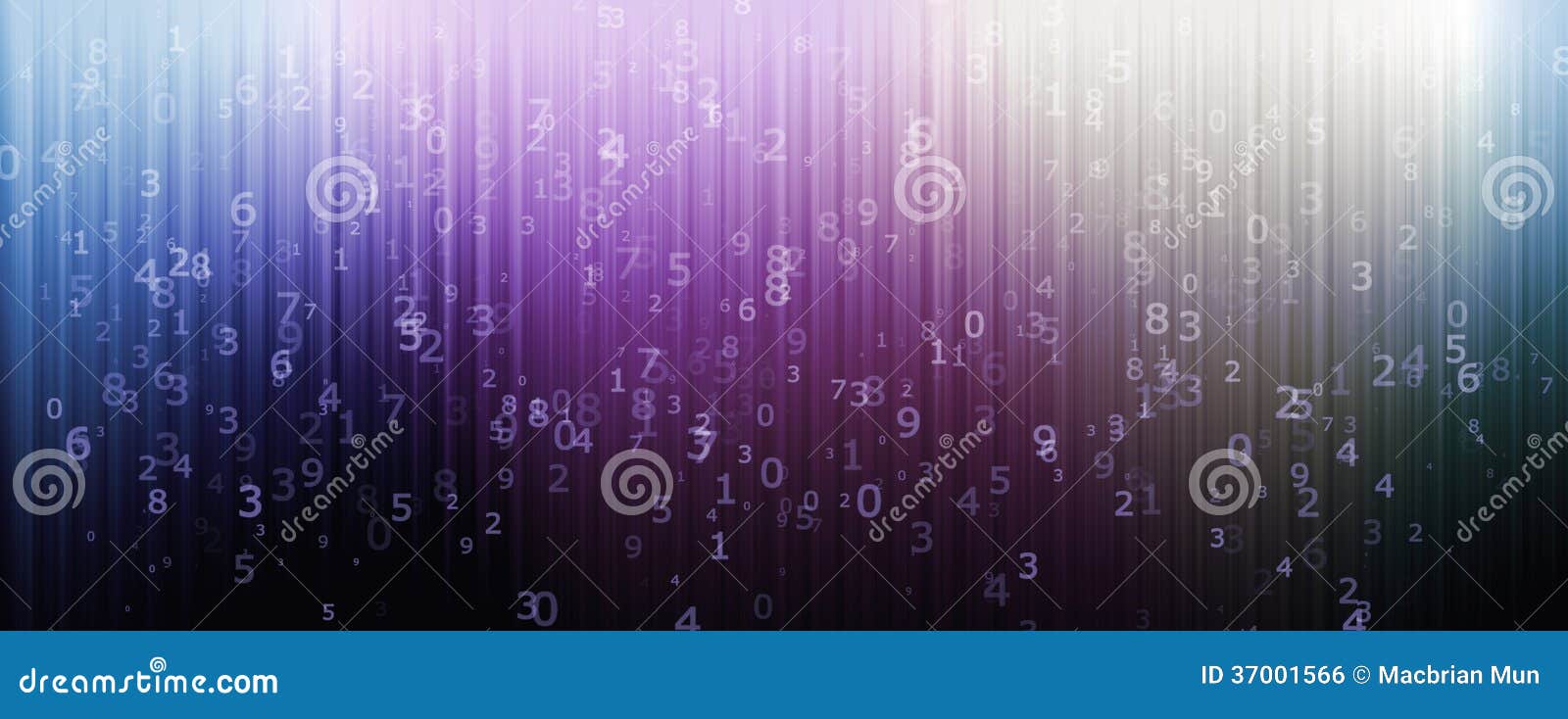 Numerical Designed Background Stock Illustration - Illustration of ...