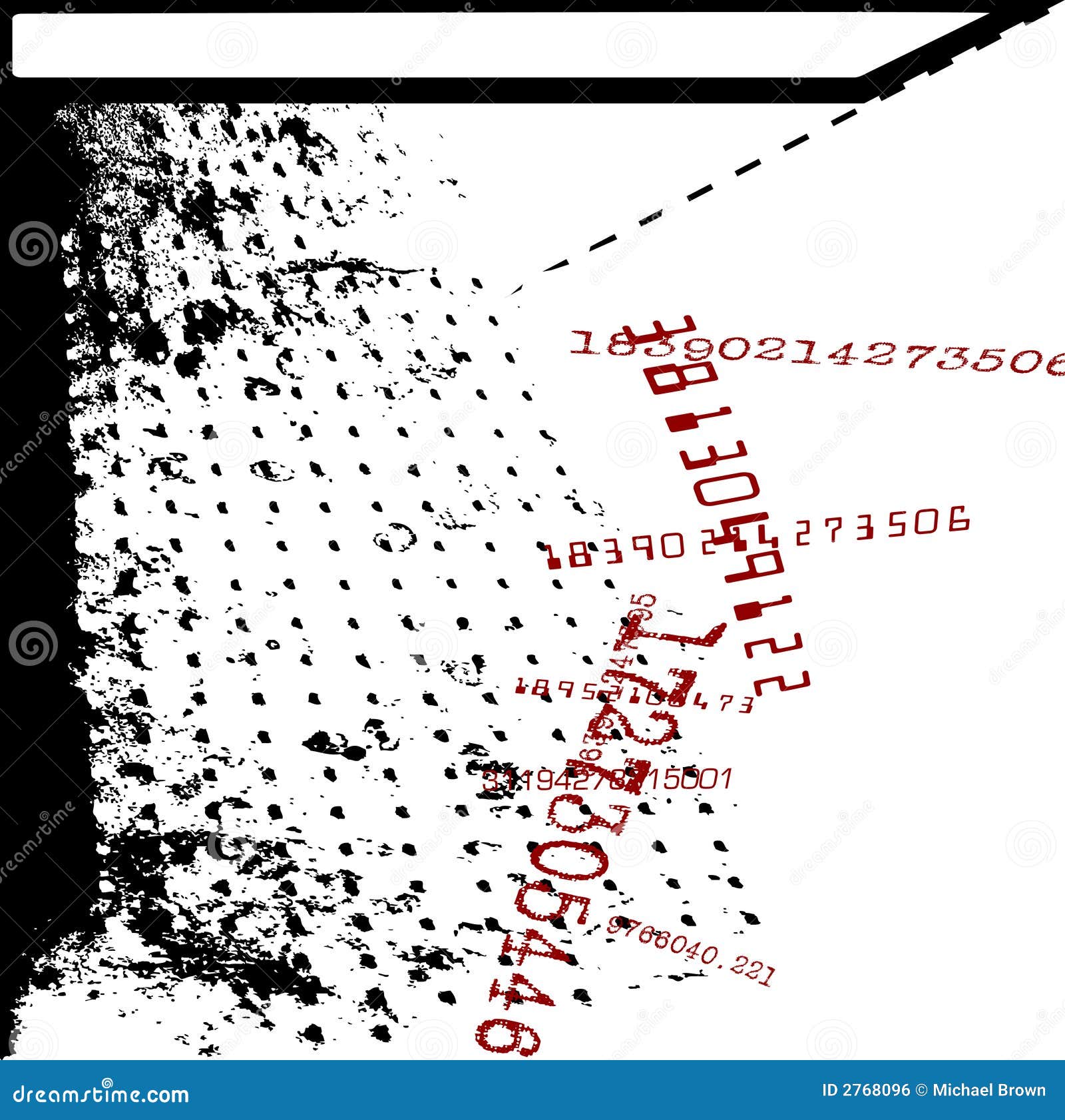 Numerical Math ID Grunge stock vector. Illustration of number - 2768096