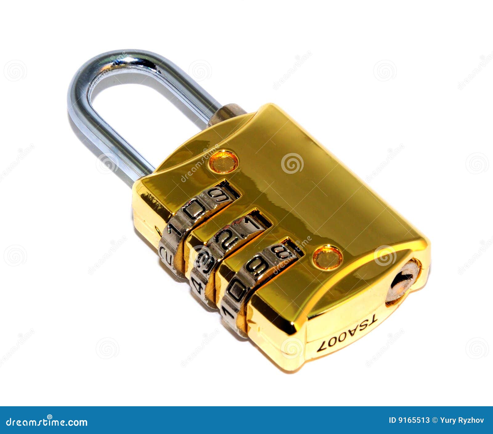 Numerical Padlock stock image. Image of equipment, password - 9165513