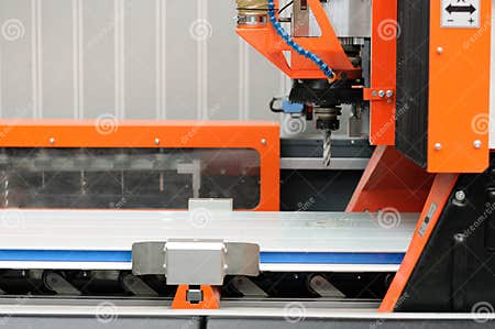 Numerically Controlled Milling Machine Stock Image - Image of cutter ...