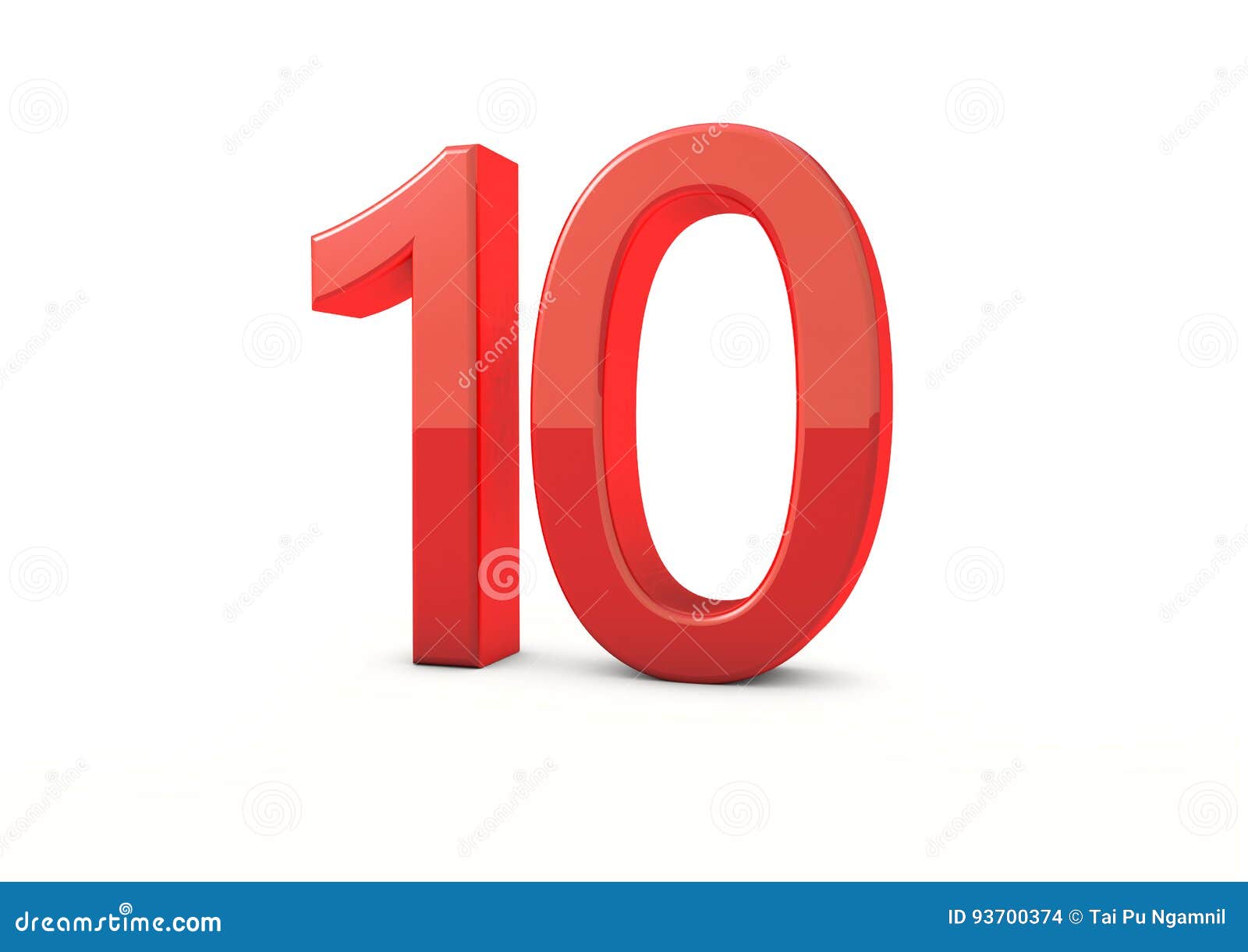 Numero 10 illustrazione di stock. Illustrazione di illustrazione - 93700374