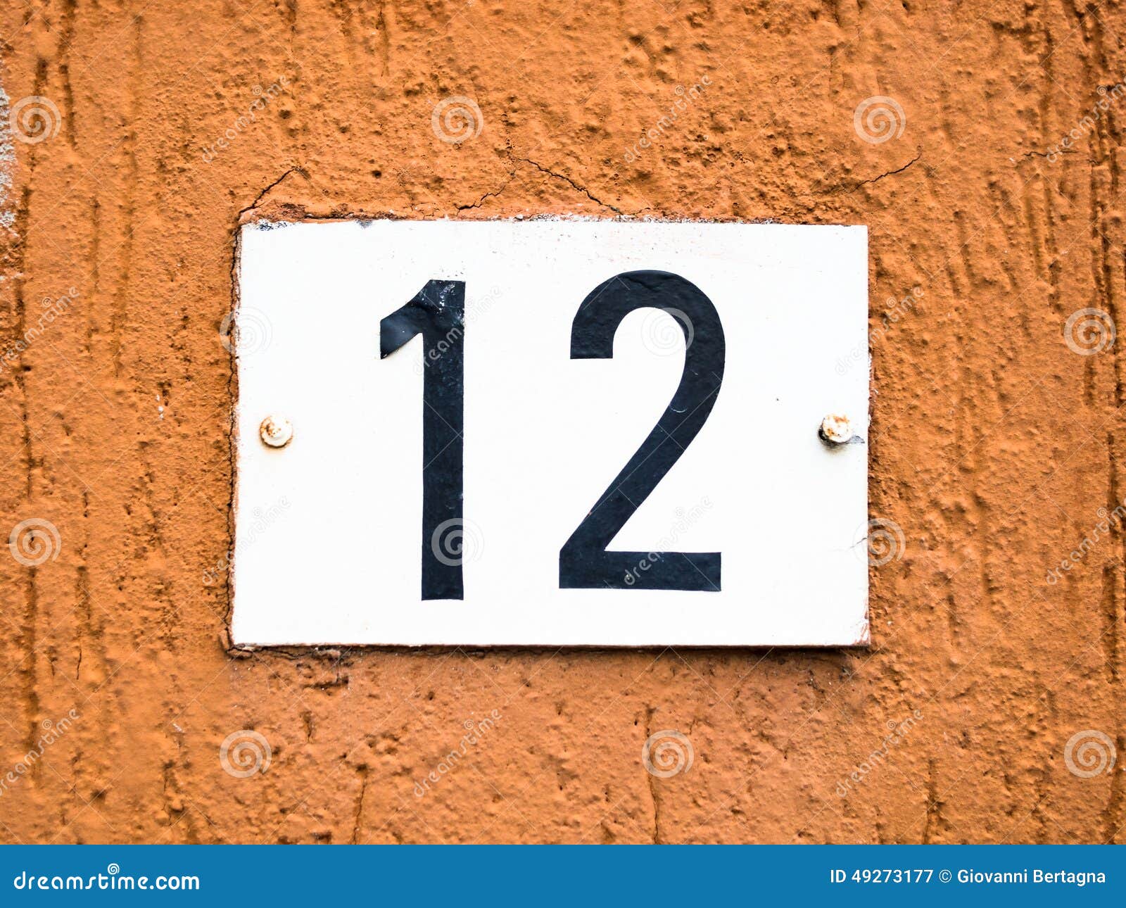 Numero dodici 12 immagine stock. Immagine di chiusura - 49273177