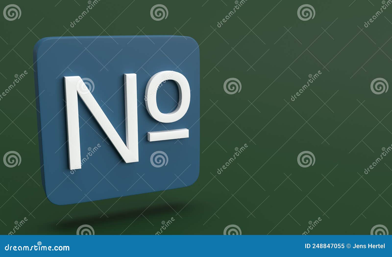 Numero Sign, Typographic Abbreviation Of The Word Number. No, Nos ...