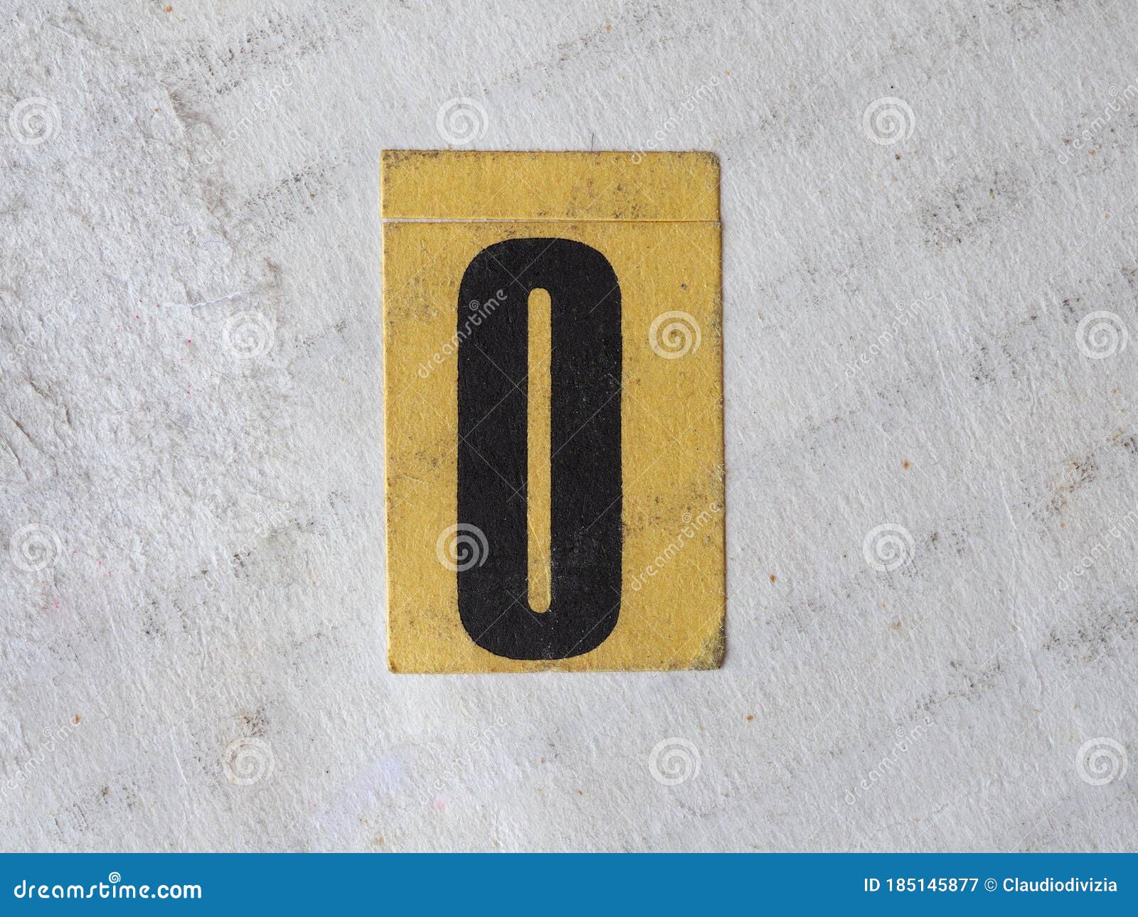 Numero Zero Significato Non Specificato Immagine Stock - Immagine di ...