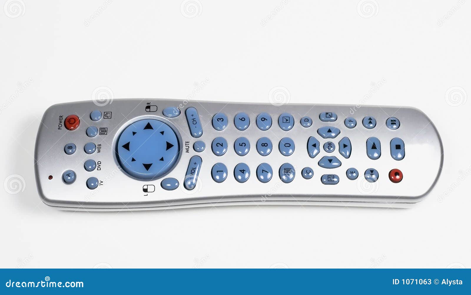 Numerous Button Remote Control Stock Image - Image of access, computer ...