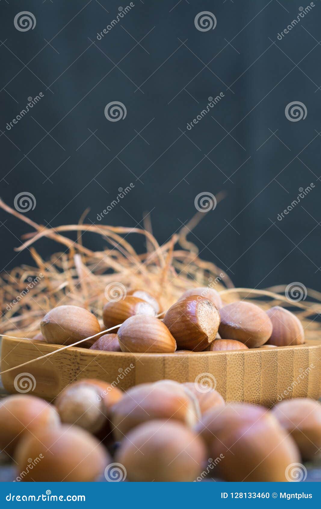 Hazelnuts in Shells on the Table Stock Photo - Image of fruit, shell ...