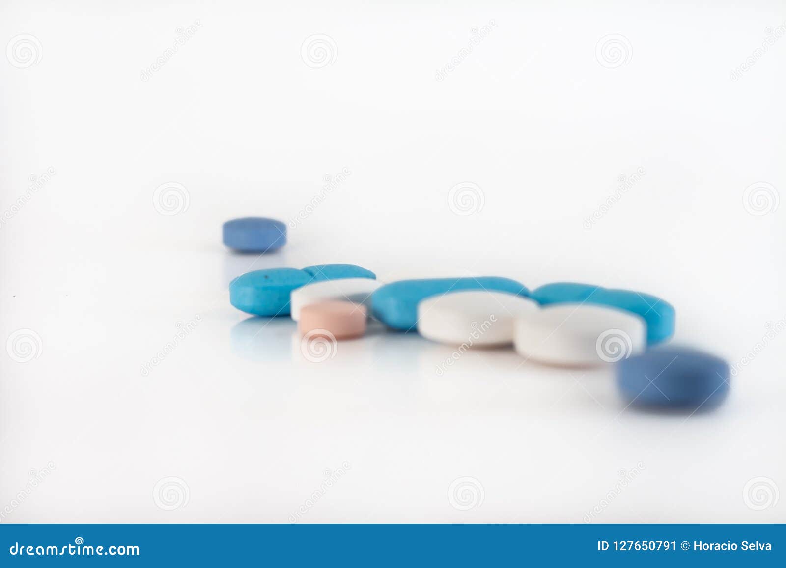 Numerous Medications or Drugs of Different Colors Stock Image - Image ...