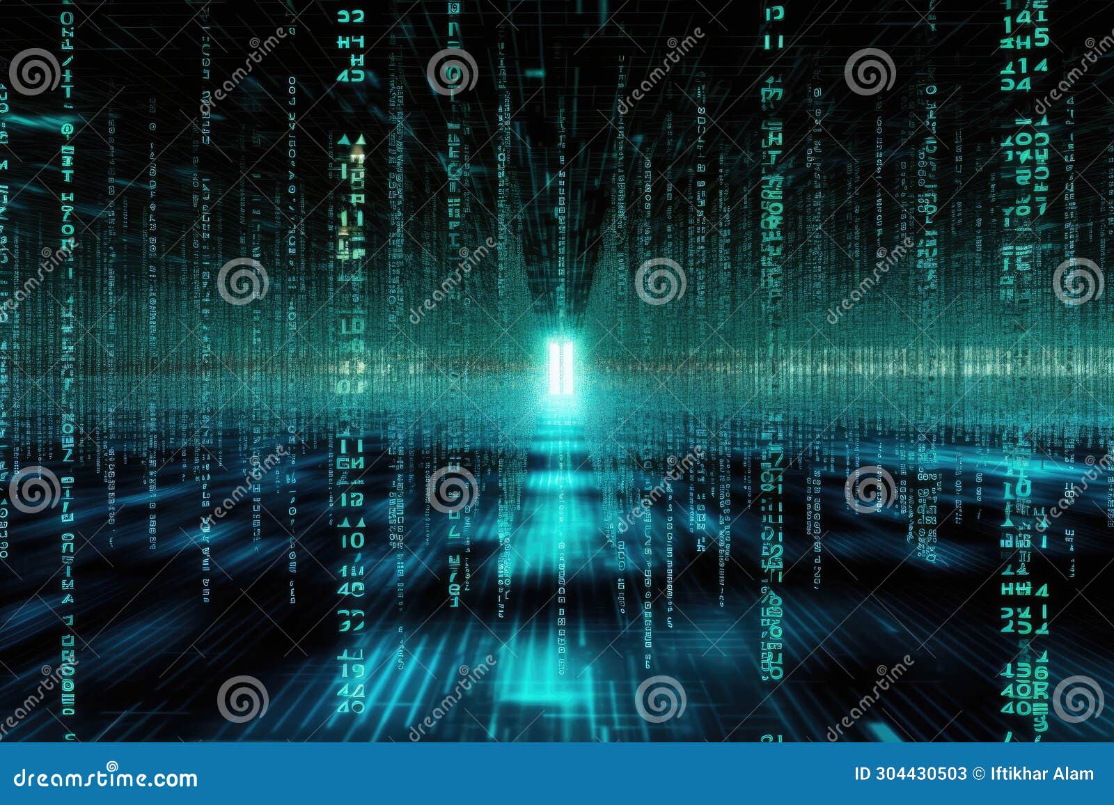Numerous Numbers On Dark Background, A Visual Representation Of ... Numerous Numbers On Dark Background, A Visual Representation Of ...