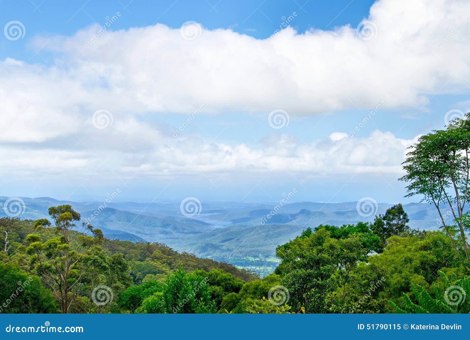 Numinbah Valley stock image. Image of countryside, dale - 51790115